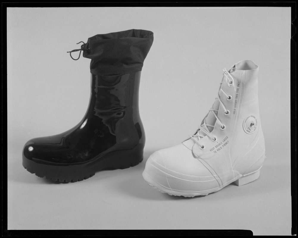 Molded boot, "Mickey Mouse" boot - Digital Commonwealth