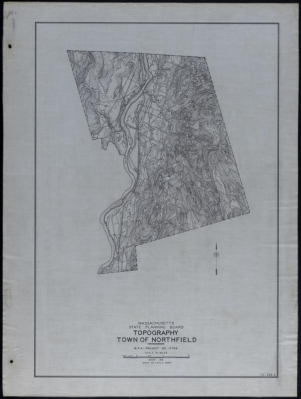 Topography Town of Northfield - Digital Commonwealth