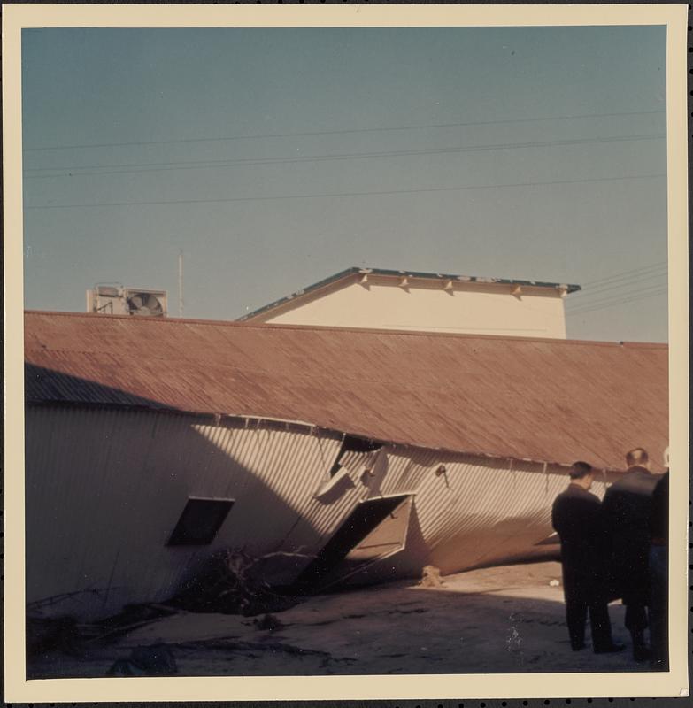 Building damage caused by flood - Digital Commonwealth