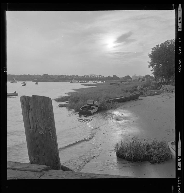 Evening harbor views from Ring’s Island - Digital Commonwealth
