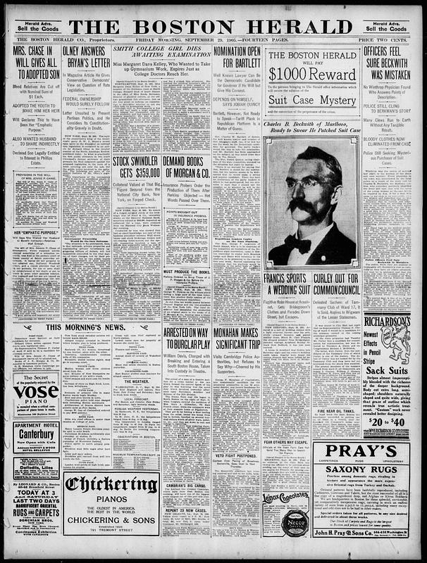 The Boston Herald. September 29, 1905 - Digital Commonwealth