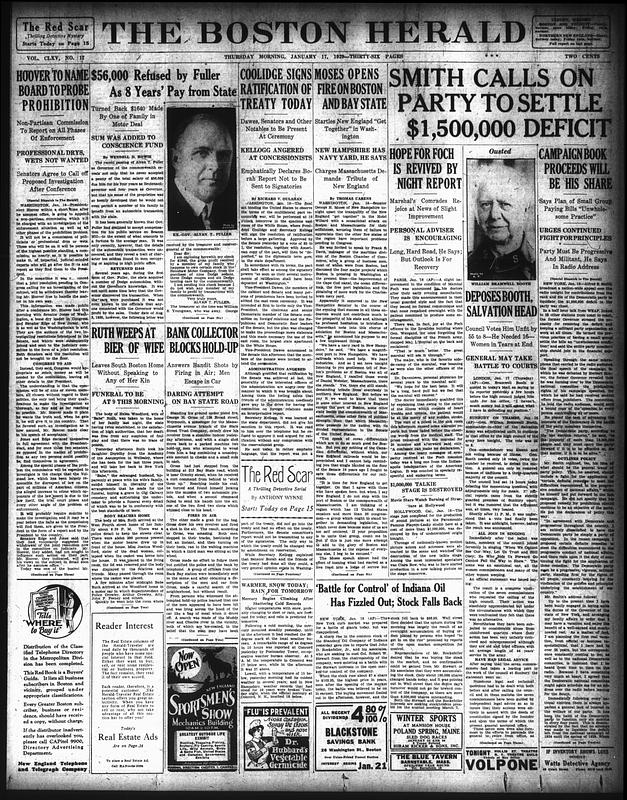 Boston Herald. January 17, 1929 - Digital Commonwealth
