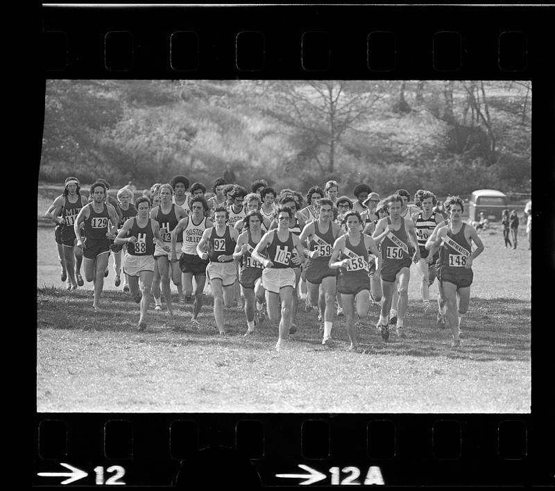 Intercollegiate cross country foot race, Franklin Park, Dorchester ...