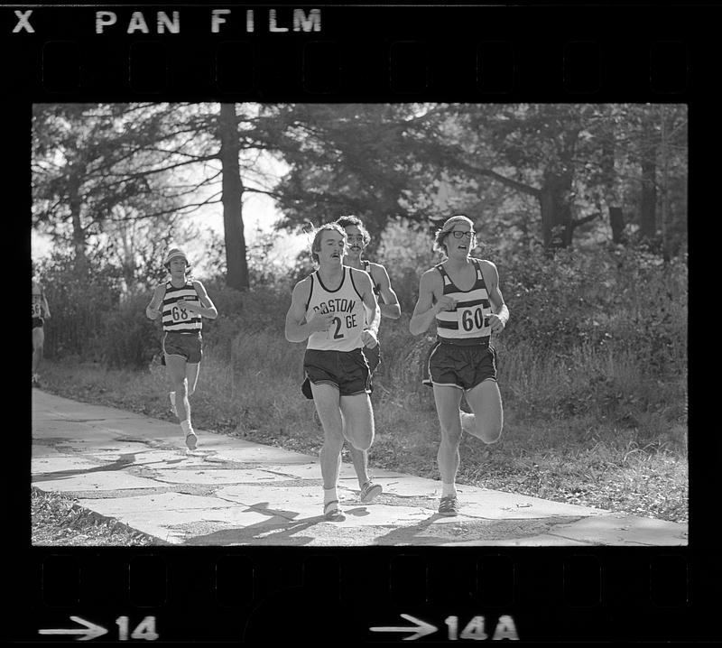 Intercollegiate cross country foot race, Franklin Park, Dorchester ...
