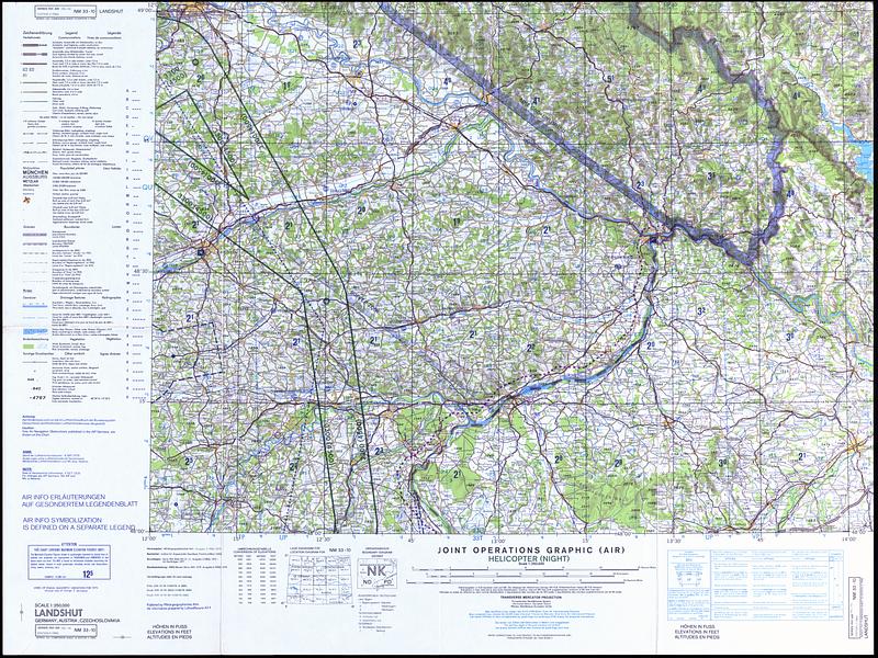 Joint Operations Graphic (Air) : Helicopter (Night) - Digital Commonwealth