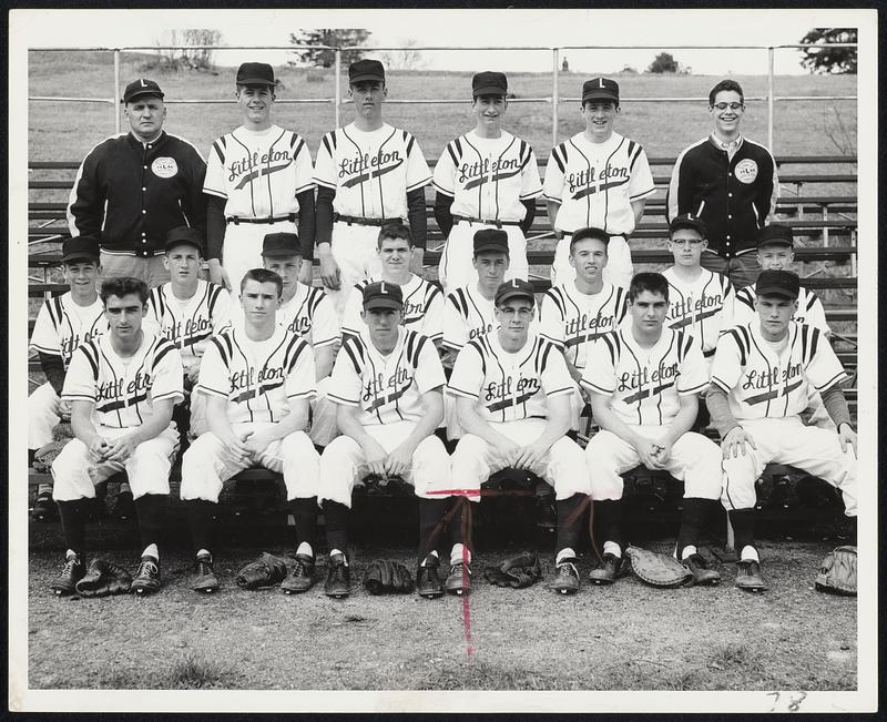 New Hampshire baseball champions of Littleton High School. Front row ...