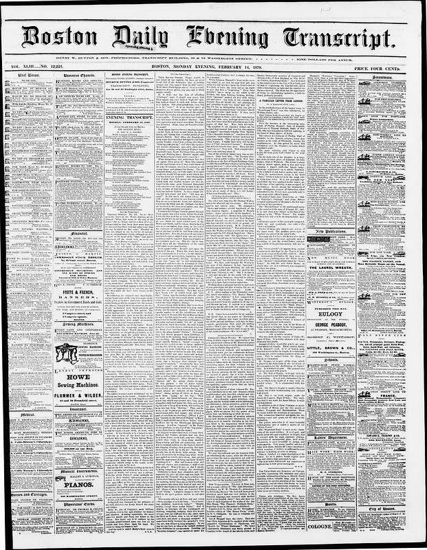 Boston Daily Evening Transcript - Digital Commonwealth