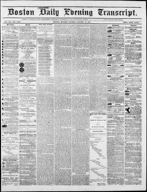 Boston Daily Evening Transcript - Digital Commonwealth