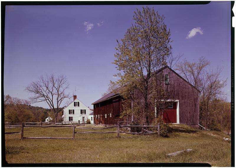 New England farm in spring, West Townsend - Digital Commonwealth