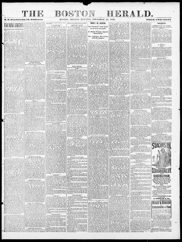 The Boston Herald. November 22, 1880 - Digital Commonwealth