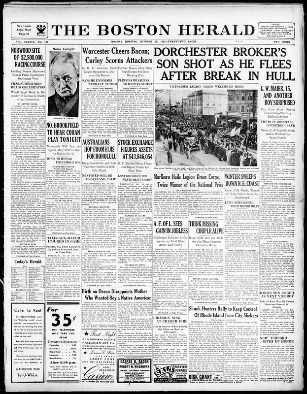 Boston Herald. October 29, 1934 - Digital Commonwealth