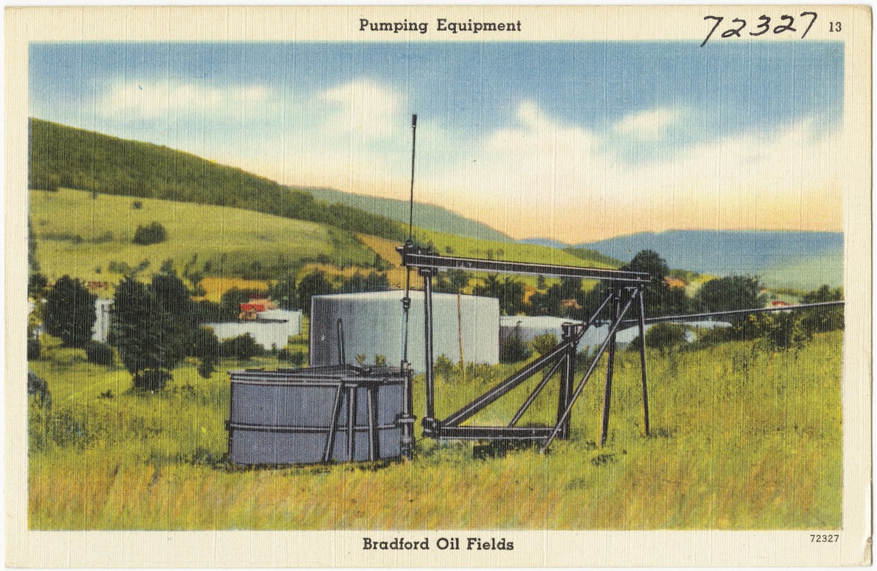 Pumping equipment, Bradford Oil fields - Digital Commonwealth
