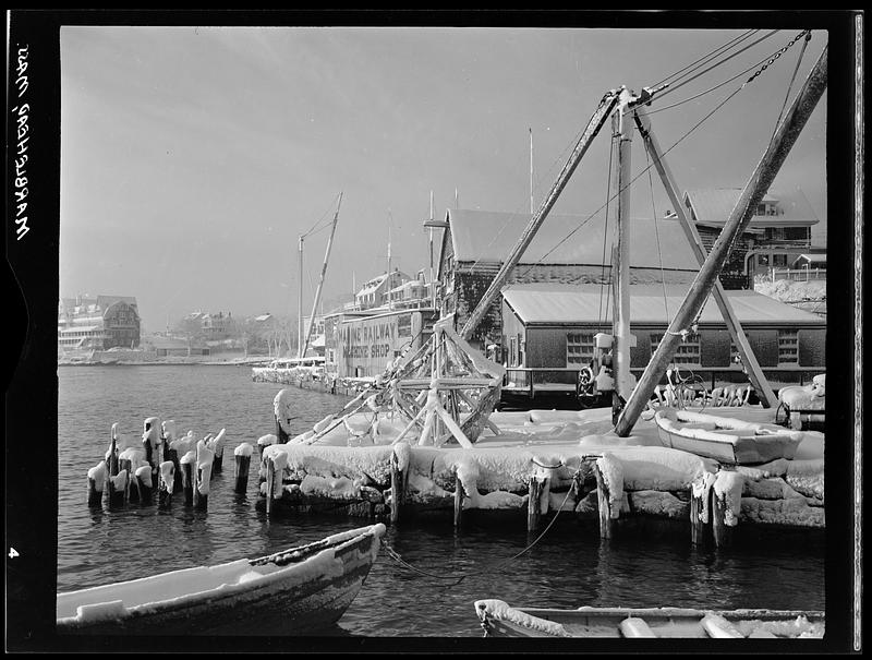 Marblehead, boatyards - Digital Commonwealth