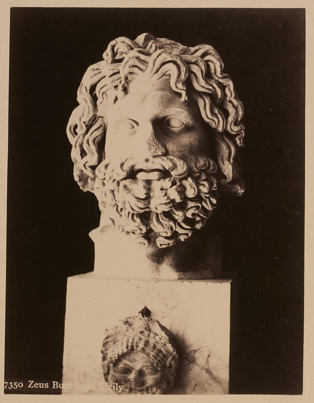 Zeus bust from Sicily - Digital Commonwealth
