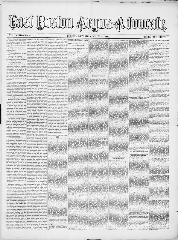 East Boston Argus-Advocate - Digital Commonwealth
