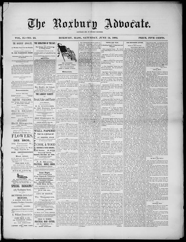 The Roxbury Advocate - Digital Commonwealth