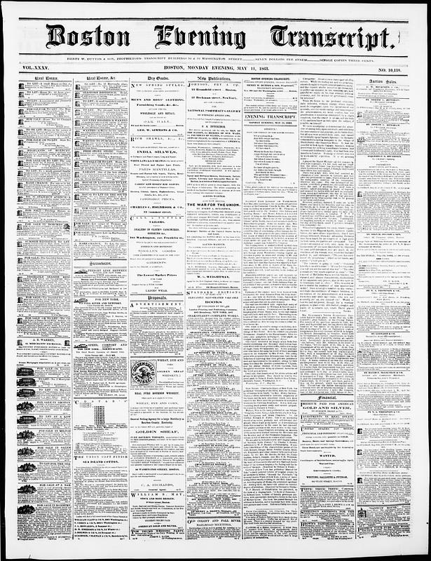 Boston Evening Transcript - Digital Commonwealth