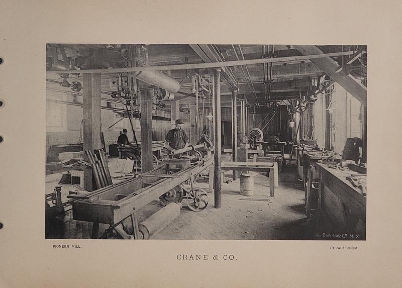 Pioneer Mill, repair room - Digital Commonwealth