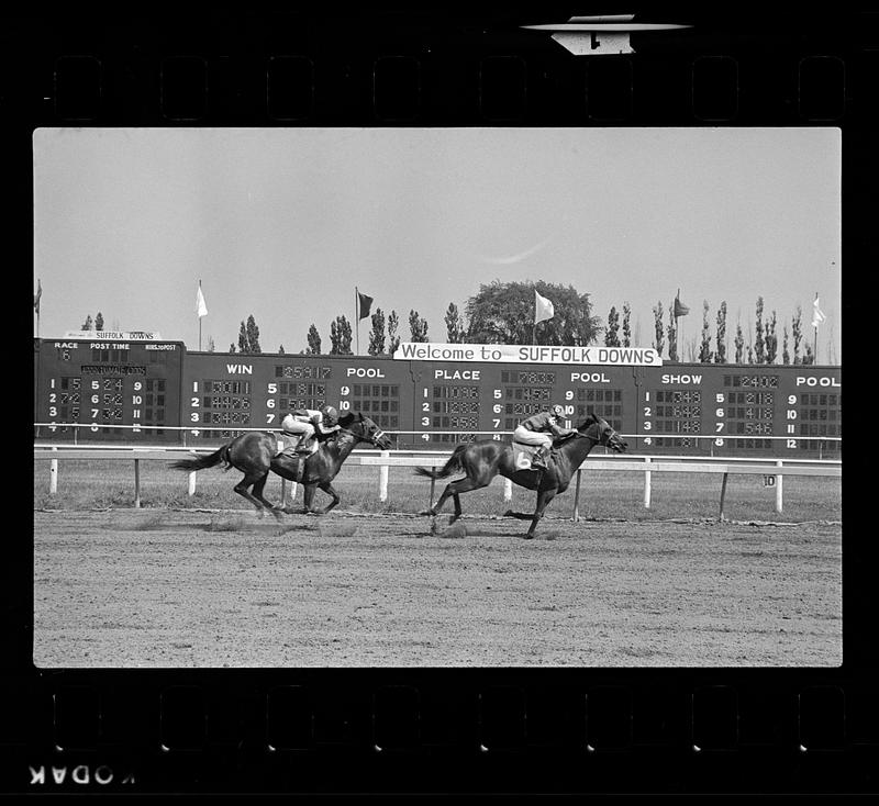 Racing at Suffolk Downs, East Boston - Digital Commonwealth