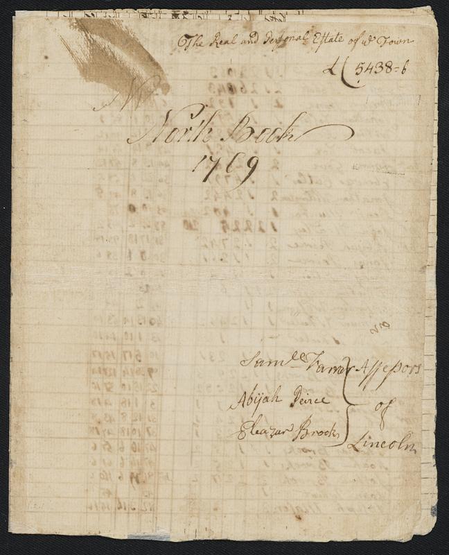 The north book, 1769 - Digital Commonwealth