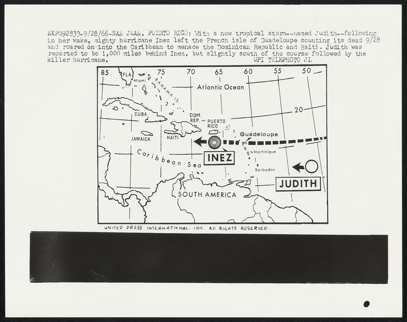 San Juan, Puerto Rico: With a new tropical storm-- names Judith ...