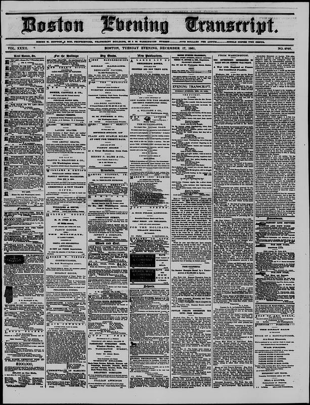Boston Evening Transcript - Digital Commonwealth