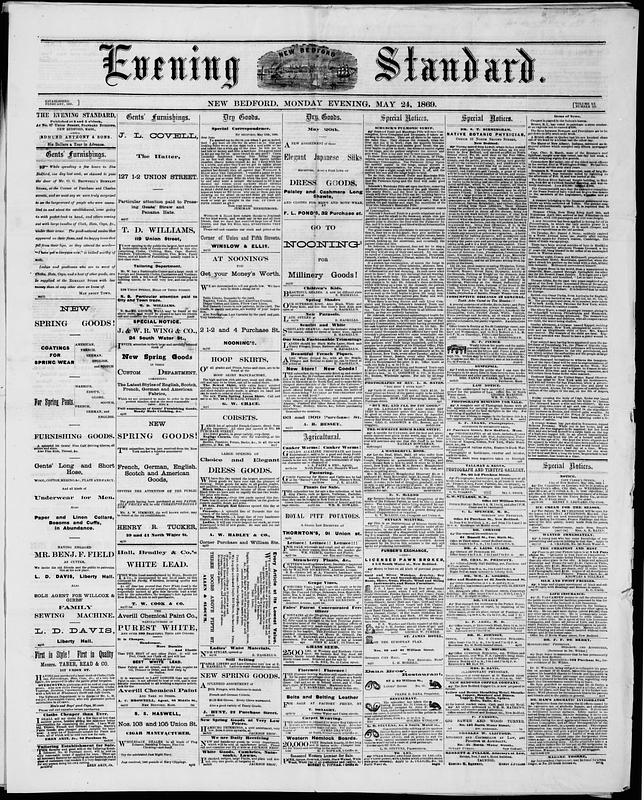 Evening Standard. May 24, 1869 - Digital Commonwealth