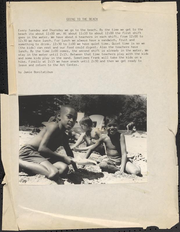 Going to the Beach - Digital Commonwealth