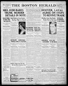 Boston Herald. October 25, 1931 - Digital Commonwealth