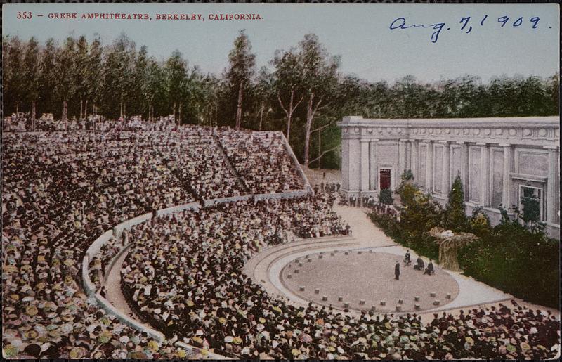 Greek amphitheatre, Berkeley, California - Digital Commonwealth