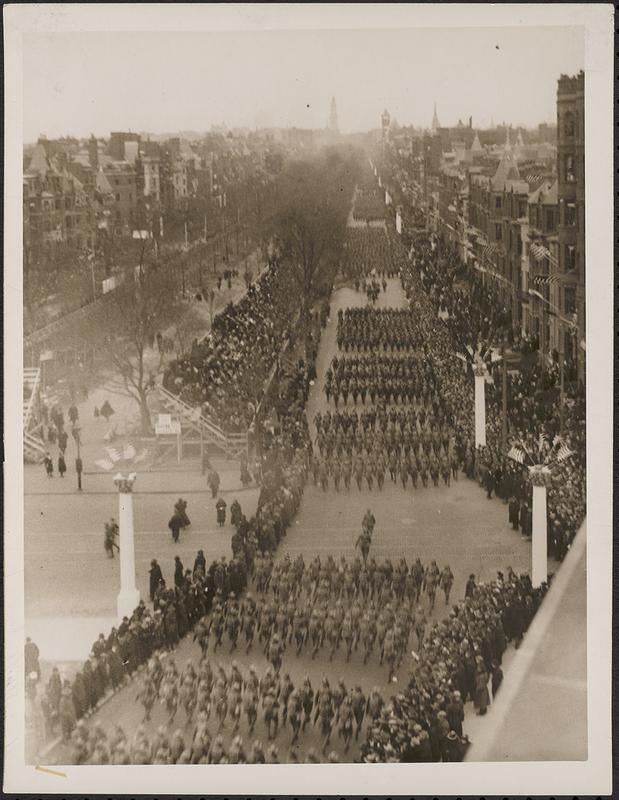 Parade, Commonwealth Avenue, Boston - Digital Commonwealth