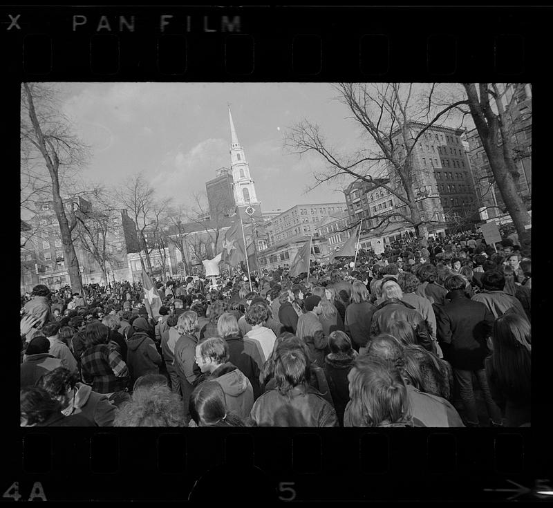 Anti-war demonstration, Boston Common - Digital Commonwealth