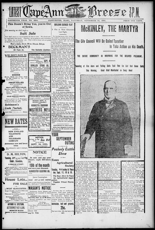 Cape Ann Breeze. September 14, 1901 - Digital Commonwealth
