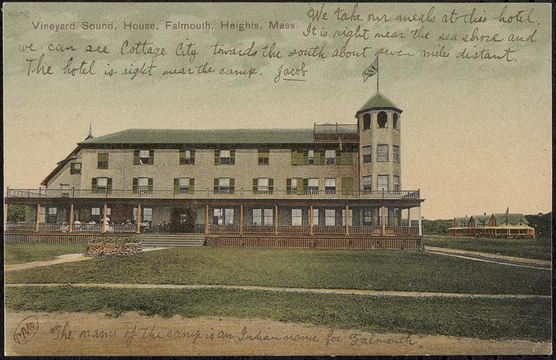 Vineyard Sound House, Falmouth Heights, Mass. - Digital Commonwealth