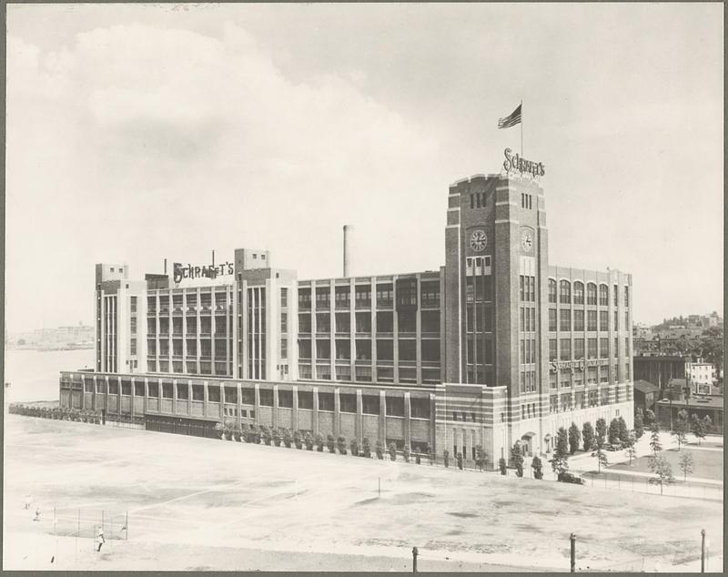 Boston, W. F. Schrafft and Sons Co. factory, exterior, Charlestown ...