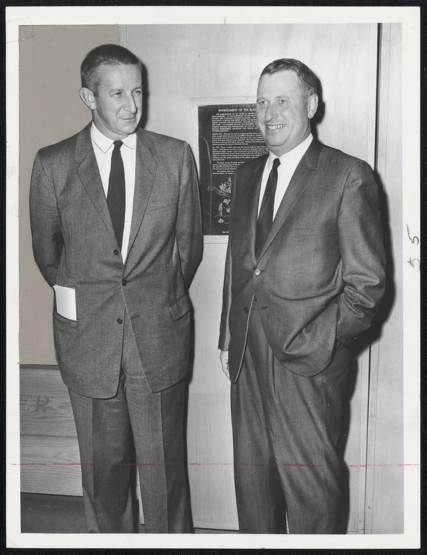 Bill Sheehan, president, left and Tom Curtis, regatta chairman, are ...