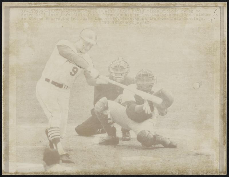 Busch Stadium: Card’s Roger Maris takes vicious swing to drive ball ...