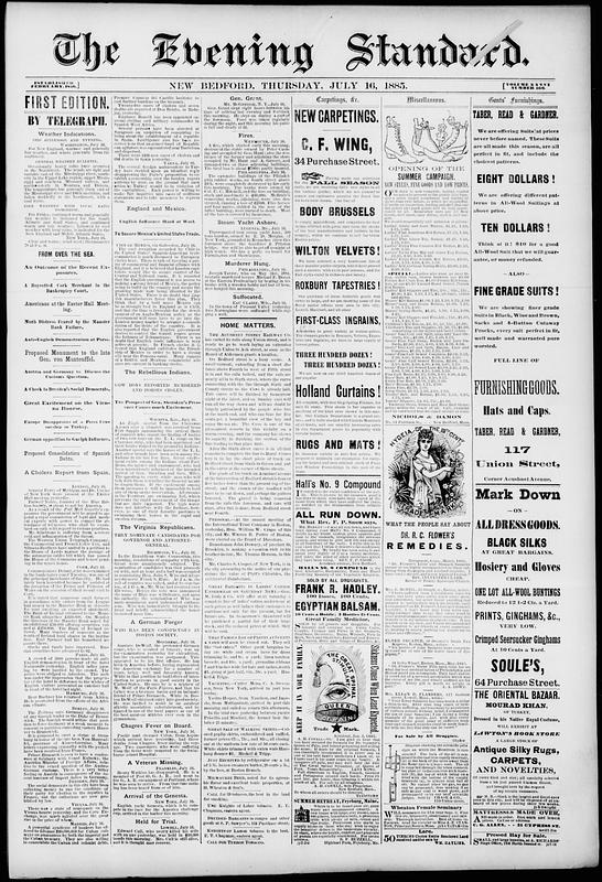 Evening Standard. July 16, 1885 - Digital Commonwealth