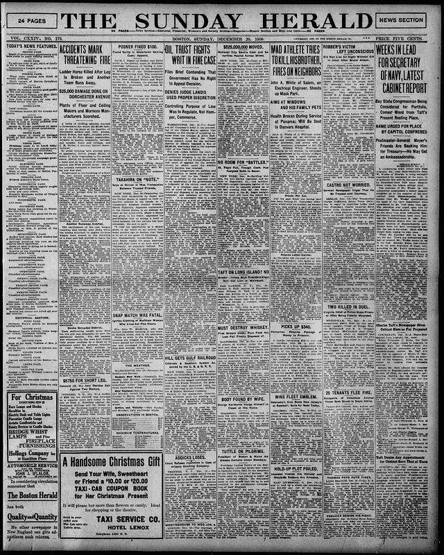 The Boston Herald. December 20, 1908 - Digital Commonwealth