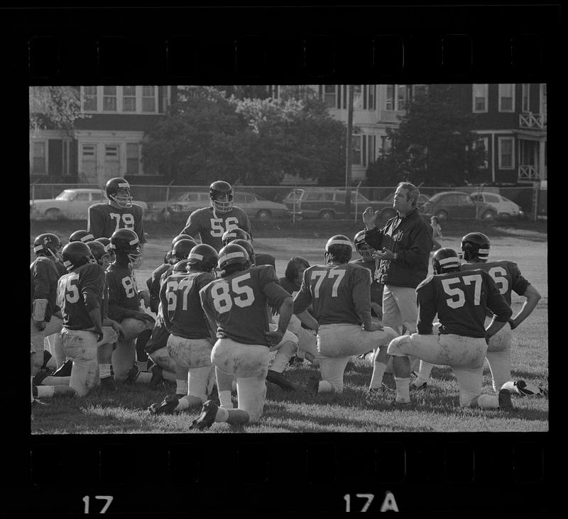 Northeastern University football team and coach, Boston - Digital ...