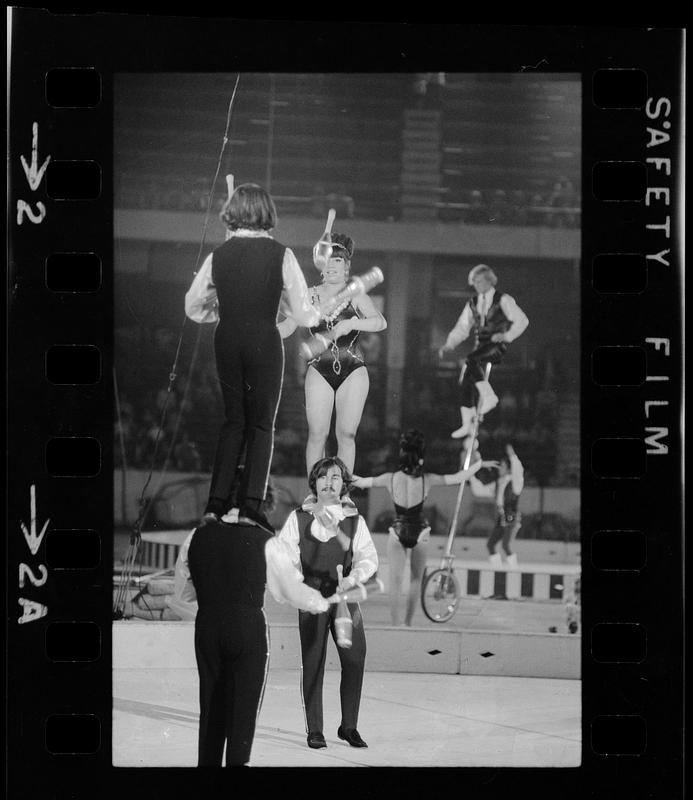 Two-ring circus performs at Boston Arena, Boston - Digital Commonwealth