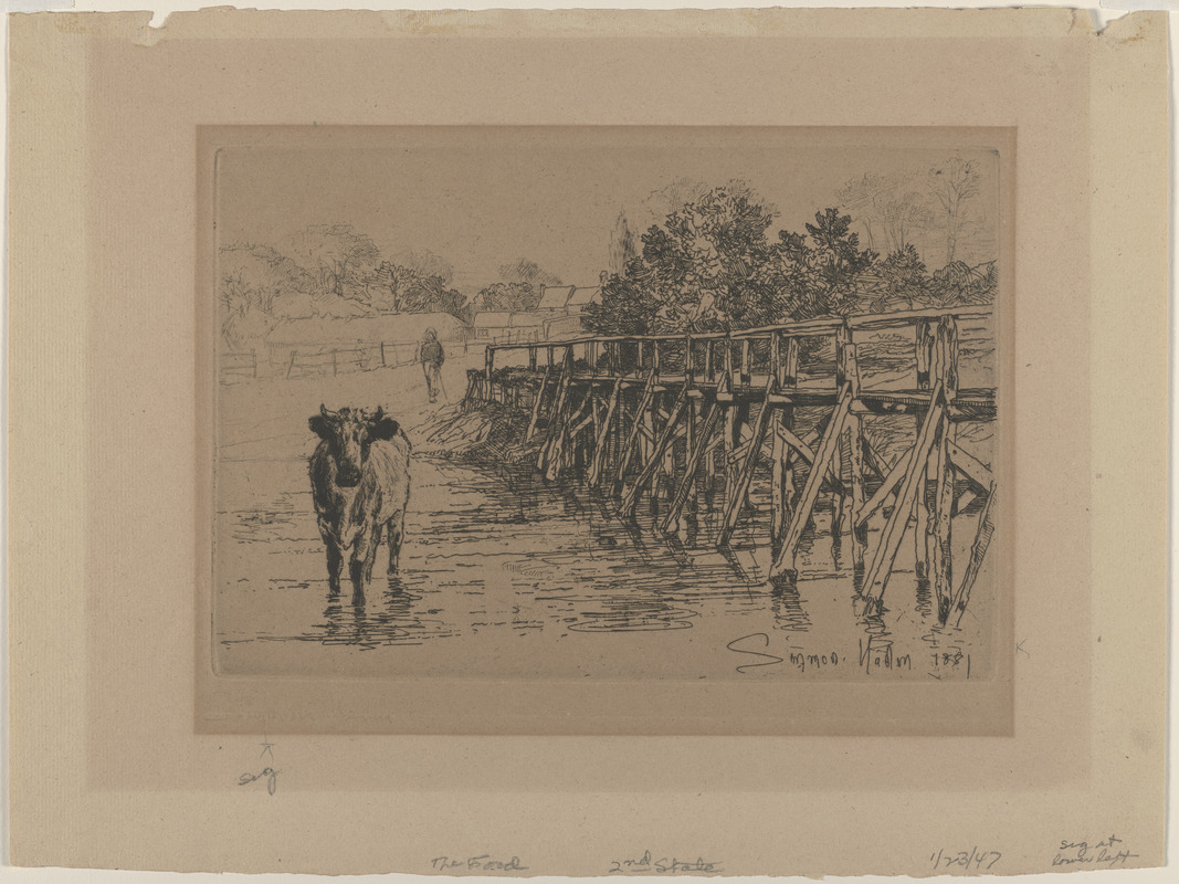 The village ford - Digital Commonwealth