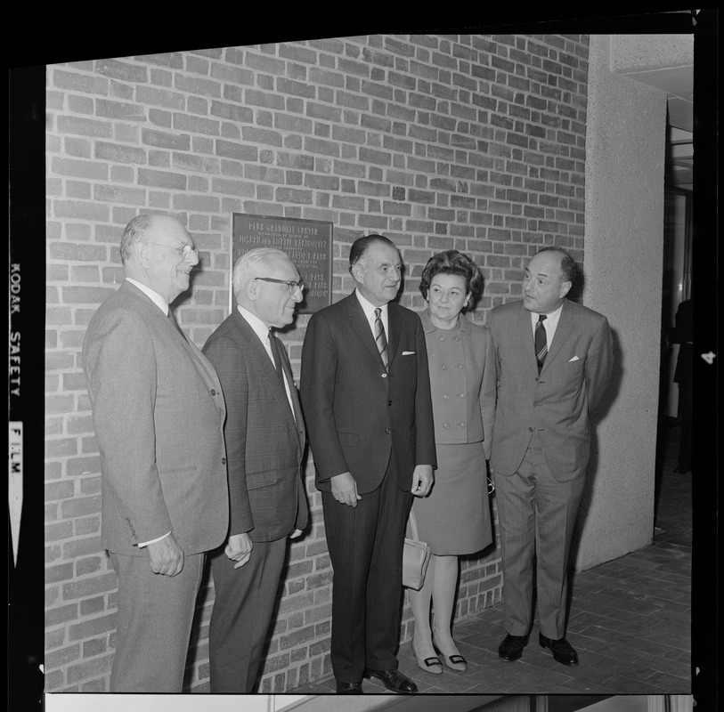 Sidney R. Rabb, Brandeis President Abram Sachar, Norman S. Rabb ...