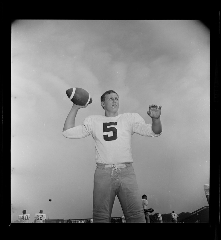 Boston College quarterback Dave Thomas - Digital Commonwealth