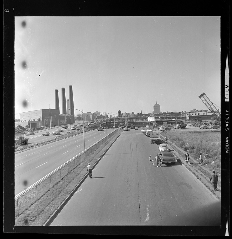 Runaway Penn Central train on Southeast Expressway in Boston - Digital ...