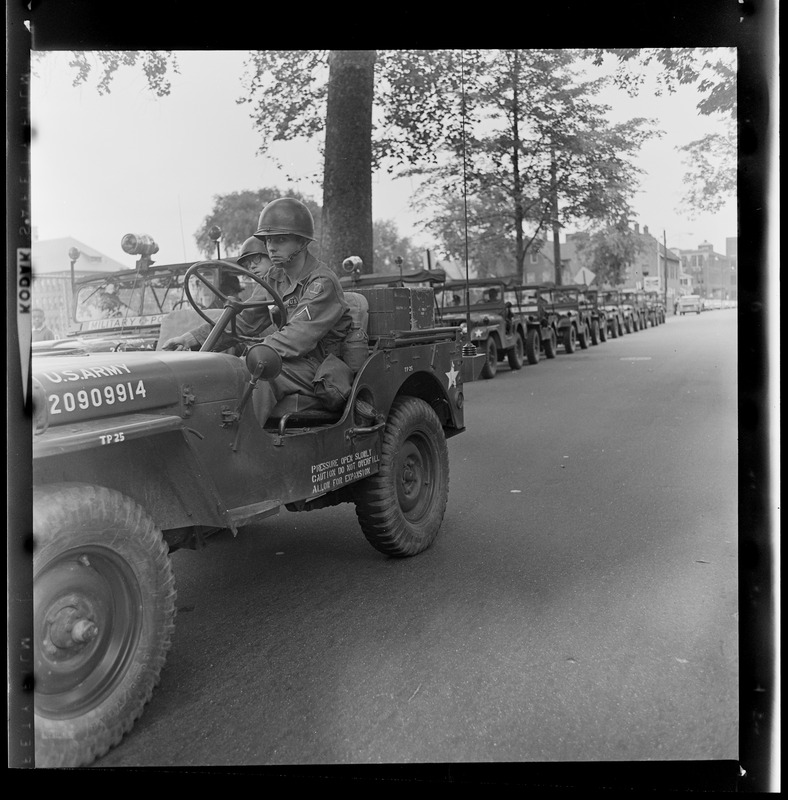 National Guardsmen during civil rights demonstration in Springfield ...