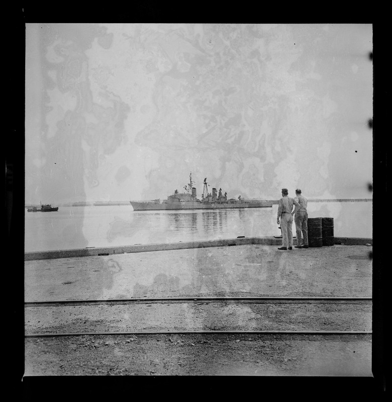 Italian missile destroyer Impavido making its way to South Boston Naval ...