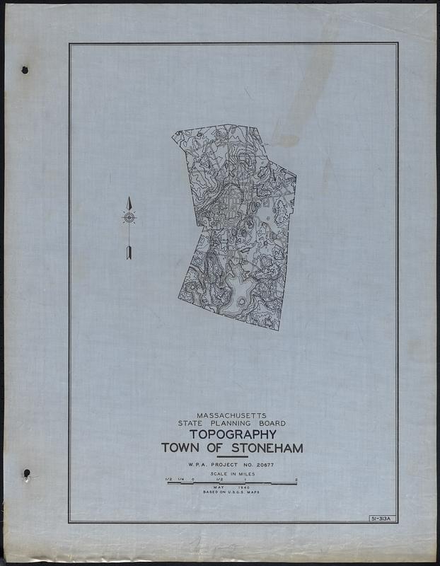 Topography Town of Stoneham - Digital Commonwealth