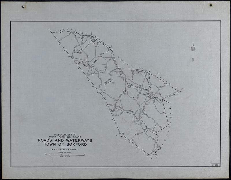 Roads and Waterways Town of Boxford - Digital Commonwealth