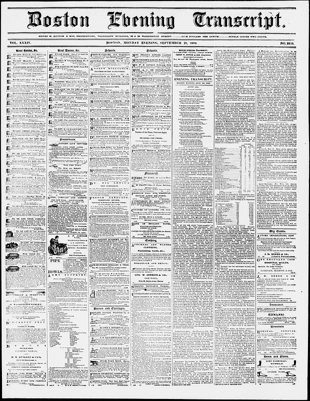 Boston Evening Transcript - Digital Commonwealth